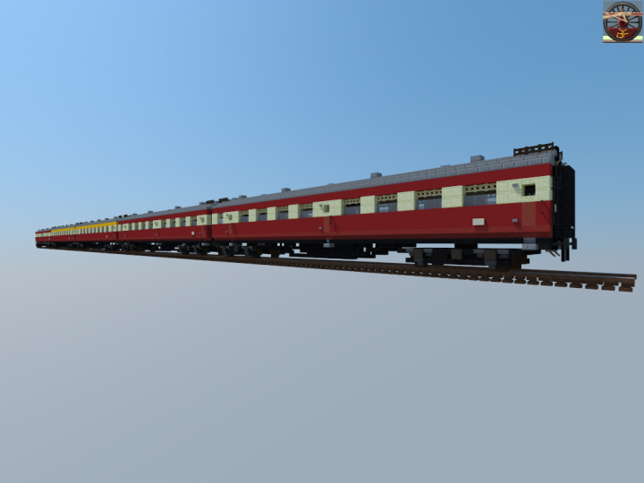 3:1 BR Mark 1 Passenger Cars set Minecraft Map