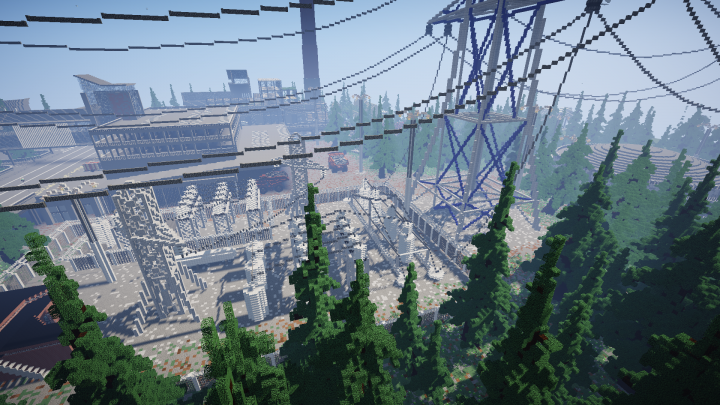 Big ol' power plant Minecraft Map
