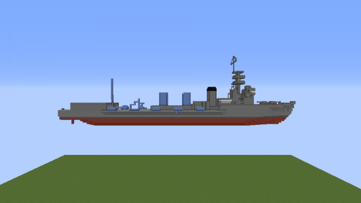 IJN Light cruiser KITAKAMI Minecraft Map