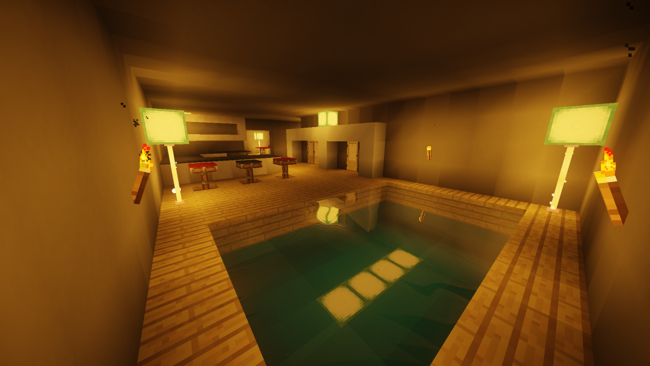 amazing bunker underground Minecraft Map