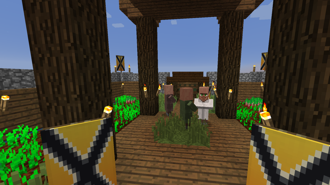 Self Sufficient Villager Farm Minecraft Map