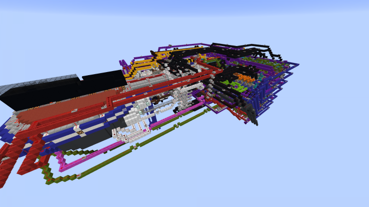 Massive Overly Complicated Redstone Control Board Minecraft Map