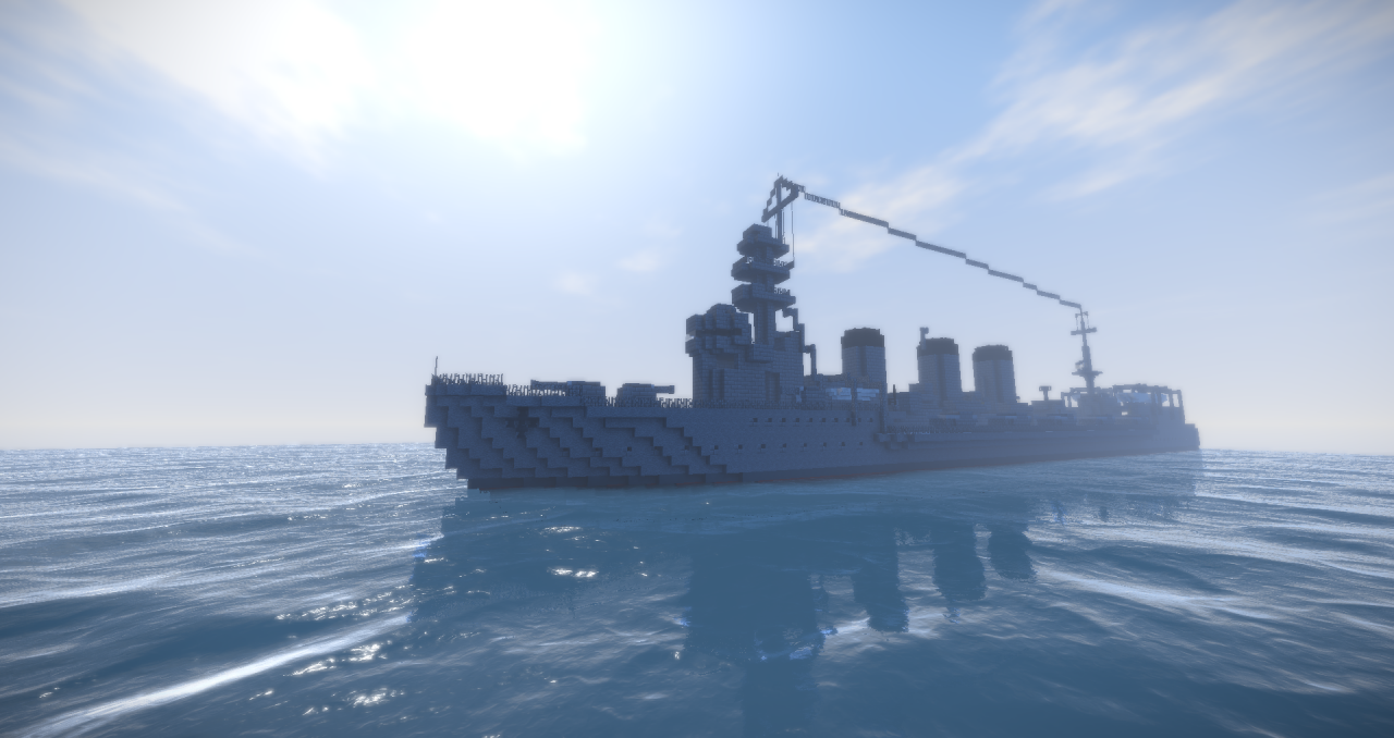 IJN Light cruiser KITAKAMI Minecraft Map