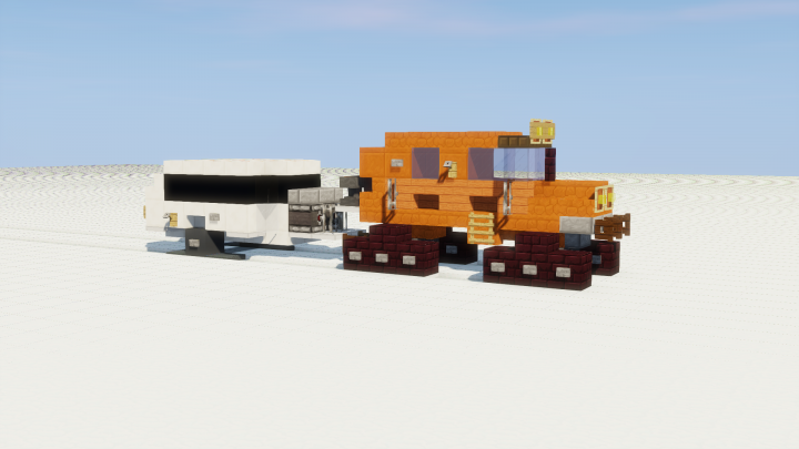 Tucker Sno-Cat with Caravan Minecraft Map