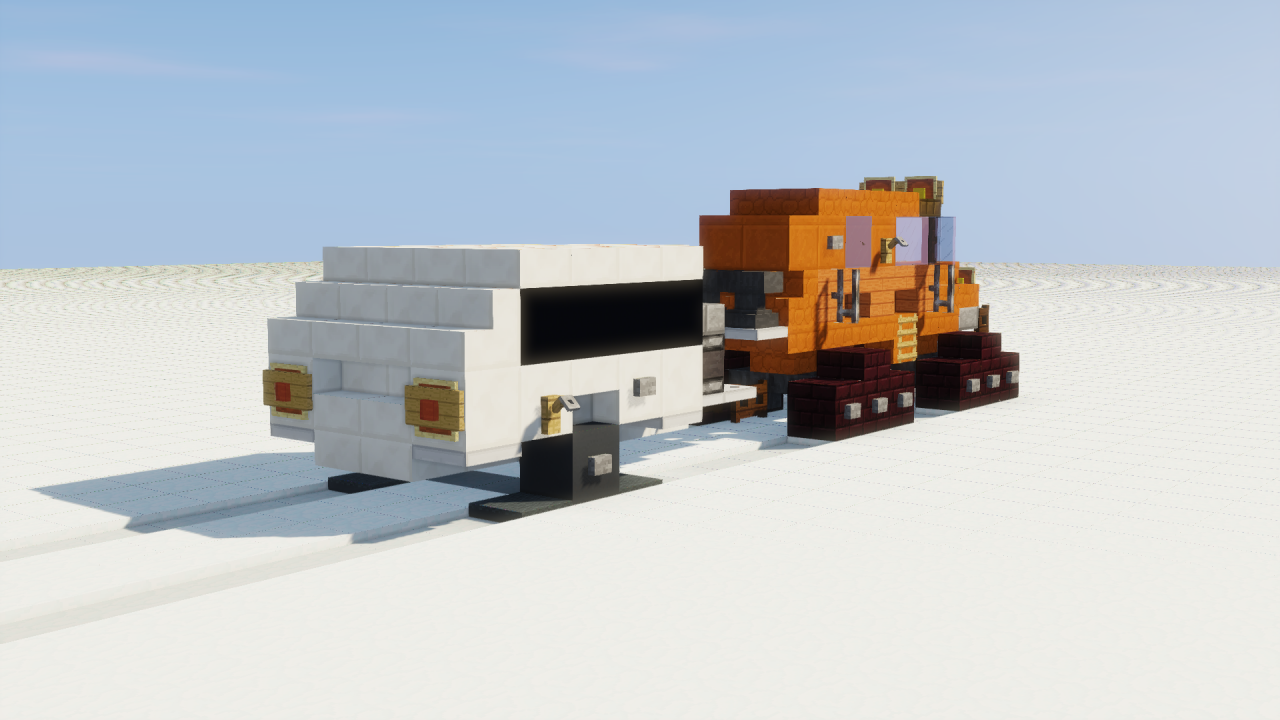 Tucker Sno-Cat with Caravan Minecraft Map