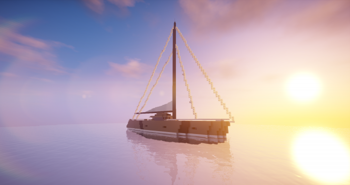 Modern Sailing Yacht Minecraft Map
