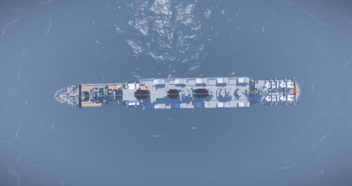 IJN Light cruiser KITAKAMI Minecraft Map