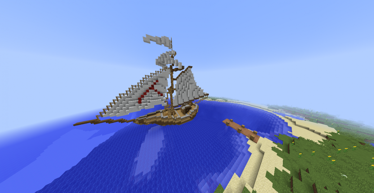 Ship + Schematic Minecraft Map