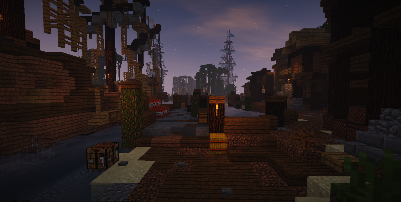 Pirate / Ship themed Survival HUB / Spawn Minecraft Map