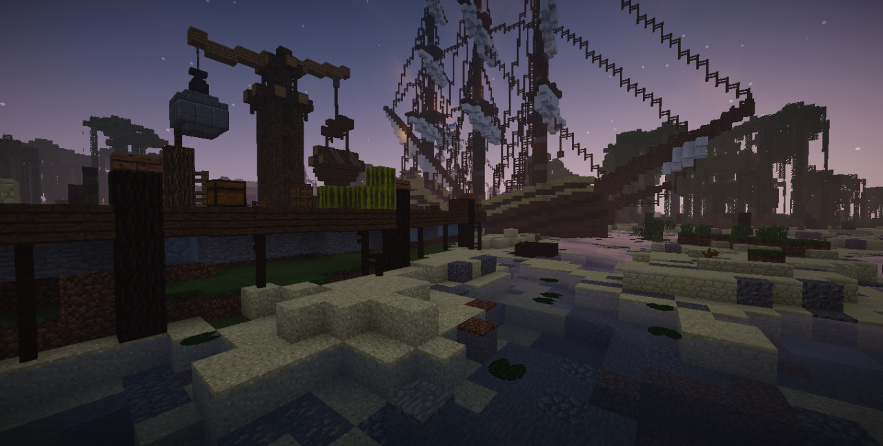 Pirate / Ship themed Survival HUB / Spawn Minecraft Map