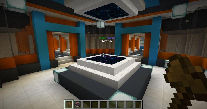 Space spawn Minecraft Map