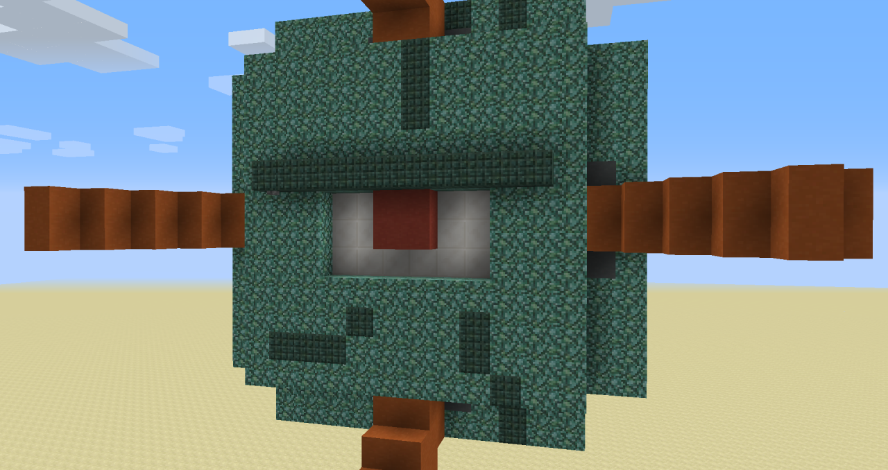 Guardian eye door Minecraft Map
