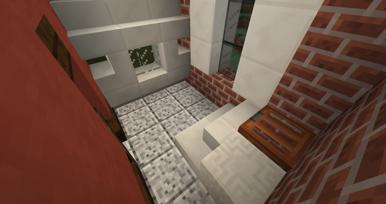 (Updated) Large Brick House Minecraft Map