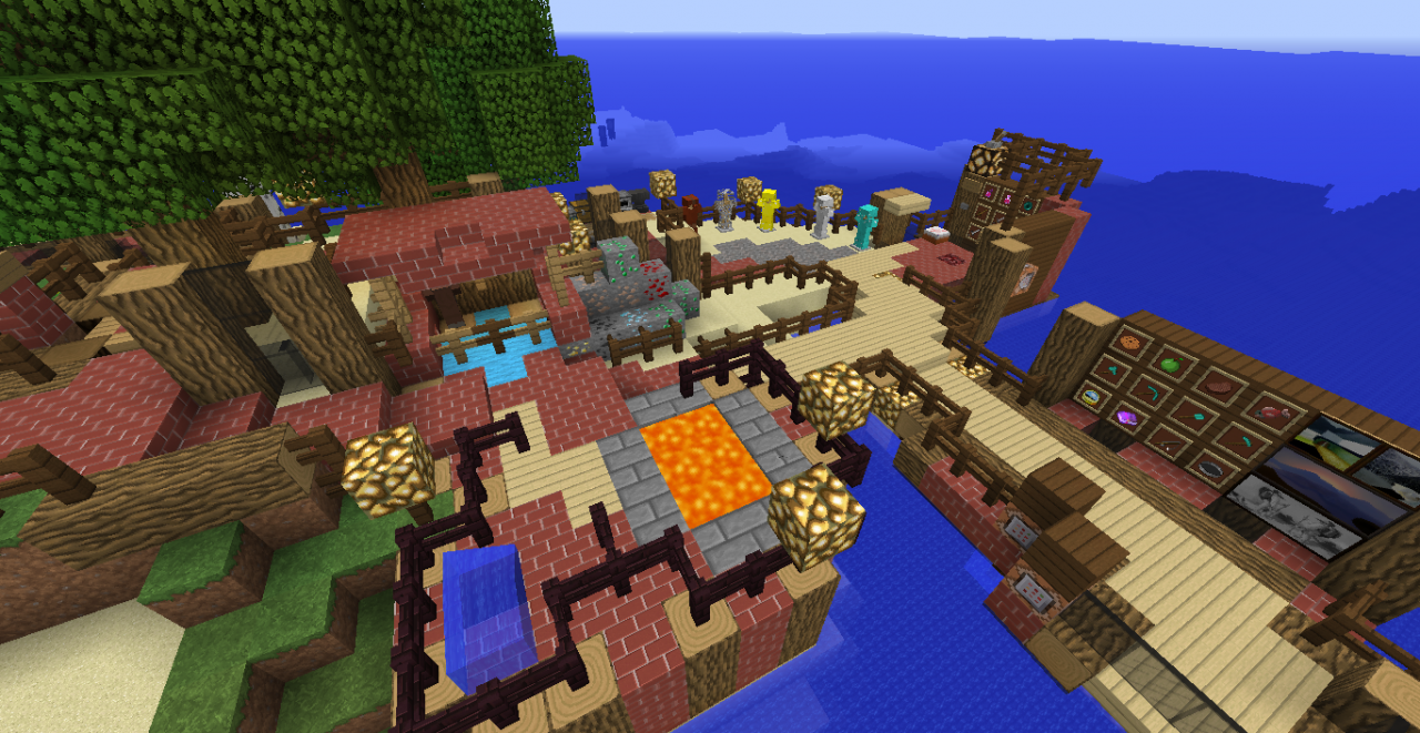 TXT REVIEW - ISLAND MAP Minecraft Map