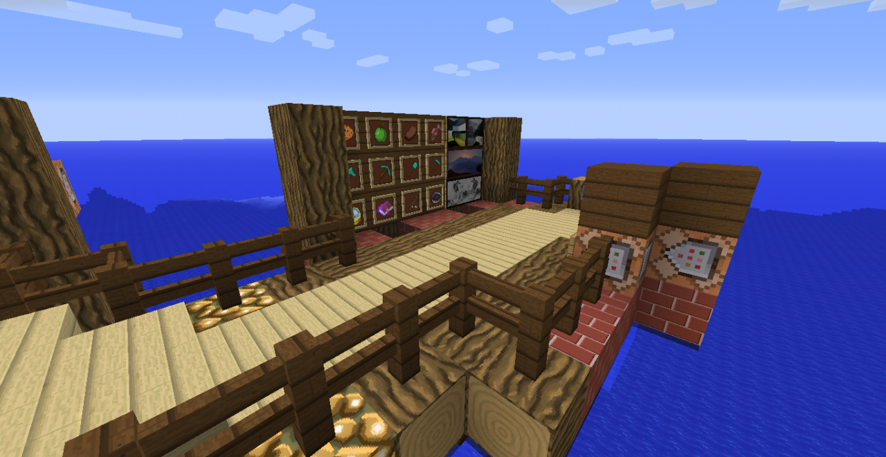 TXT REVIEW - ISLAND MAP Minecraft Map