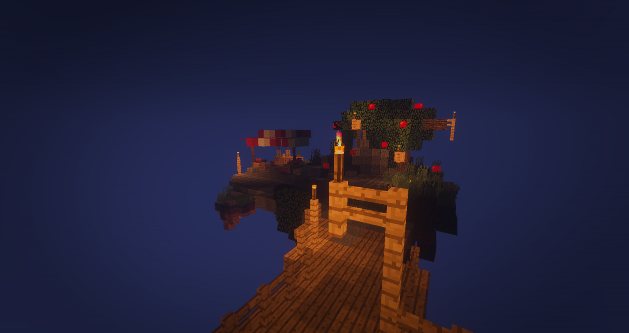 Ethereal floating Hub Minecraft Map