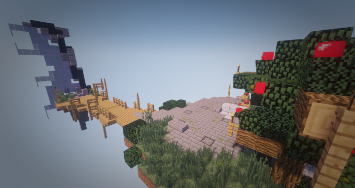 Ethereal floating Hub Minecraft Map