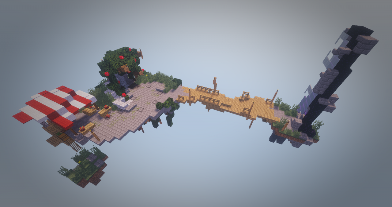 Ethereal floating Hub Minecraft Map