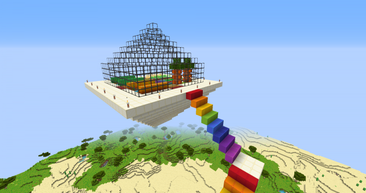 Rainbow World Minecraft Map
