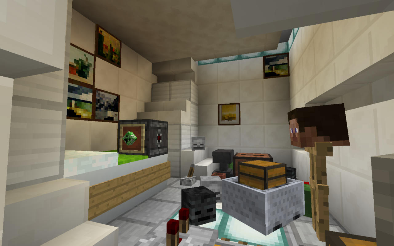 Voltron Castle of Lions-spaceship mode 1.13 Minecraft Map