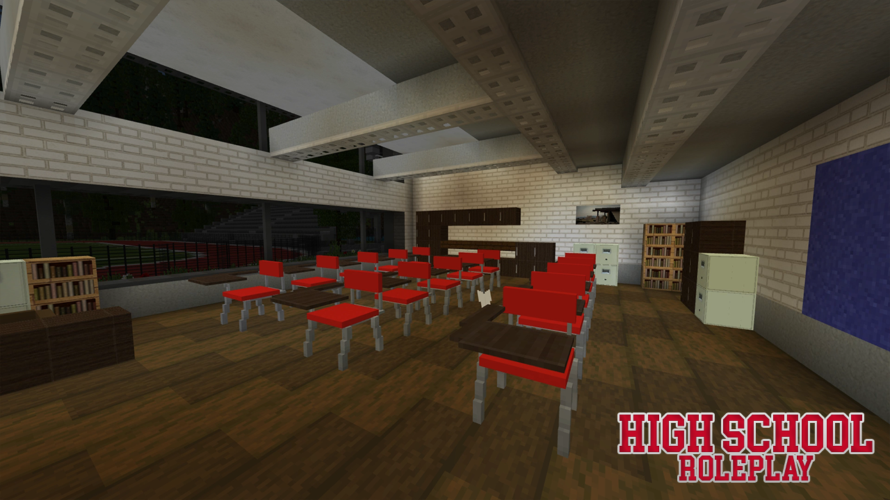 Modern High School Minecraft Map