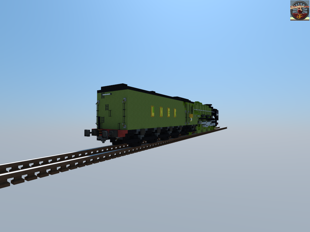 LNER A1 Class Peppercorn Steam Locomotive Minecraft Map