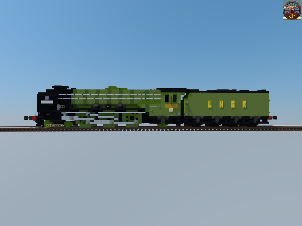 LNER A1 Class Peppercorn Steam Locomotive Minecraft Map
