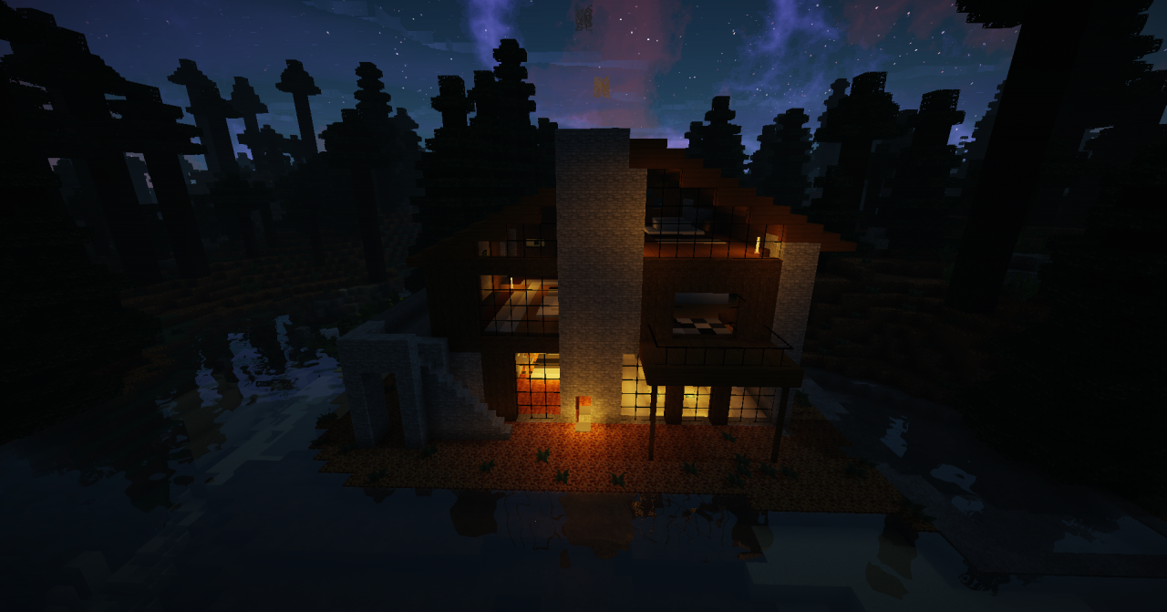 Chalet moderne Minecraft Map