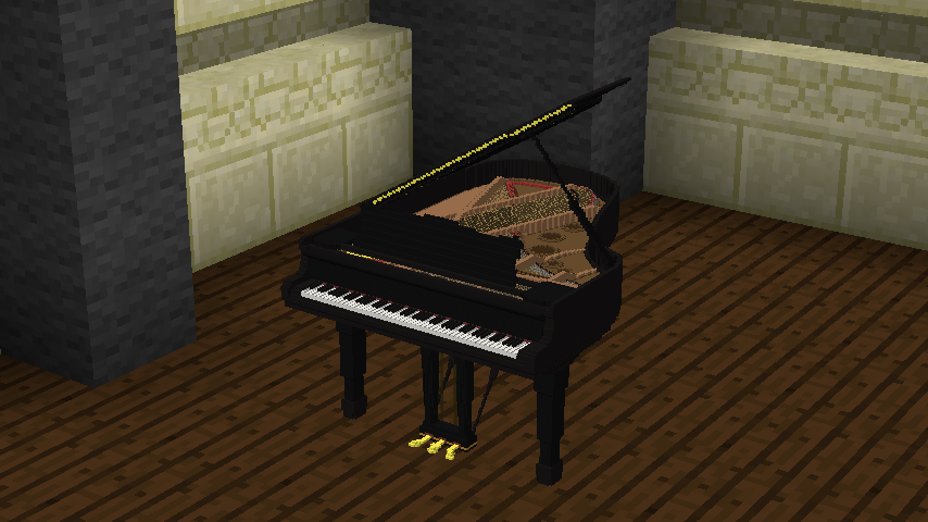 8x10 Chunks Grand Piano - schematic Minecraft Map
