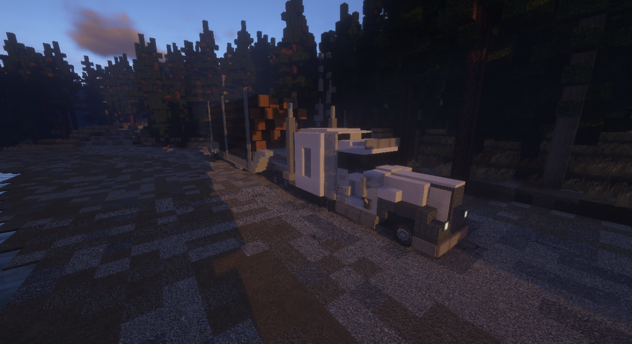 Flatbed Logging Truck Minecraft Map