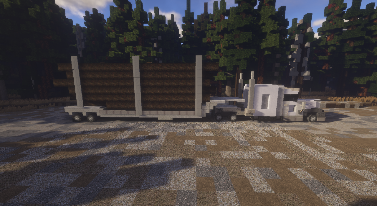 Flatbed Logging Truck Minecraft Map