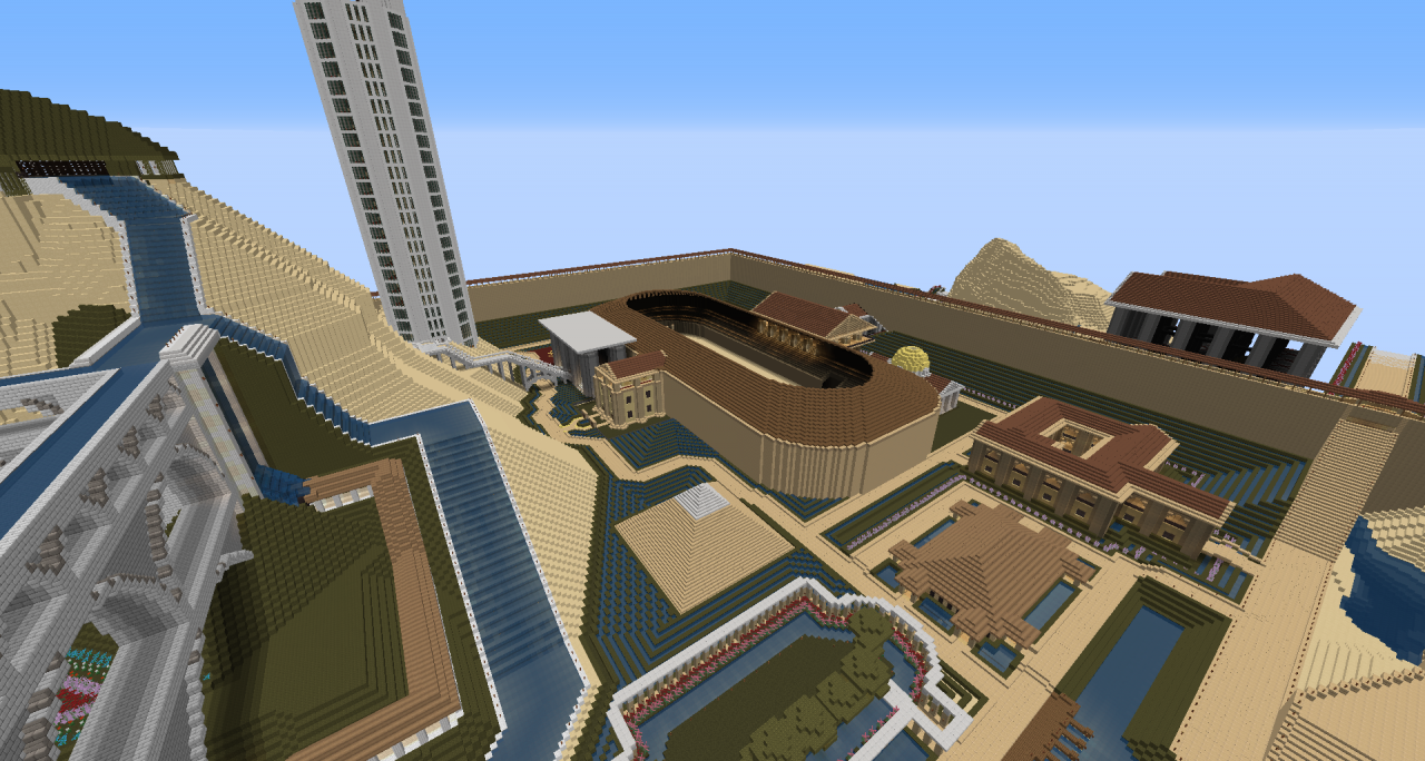 Roman/Greek Empire Minecraft Map