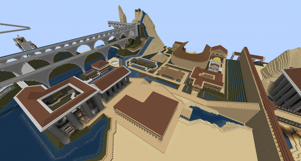 Roman/Greek Empire Minecraft Map