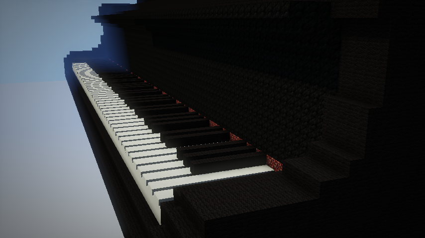 8x10 Chunks Grand Piano - schematic Minecraft Map