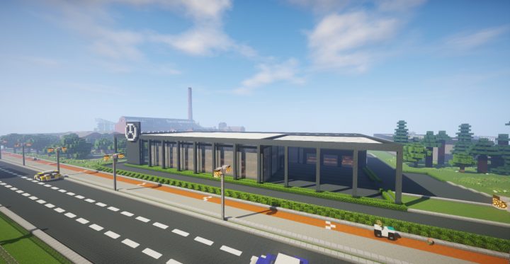 Sześcianowo City Famous Cars Showroom Minecraft Map
