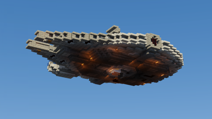The Millenium Falcon project [1:1 scale] Minecraft Map