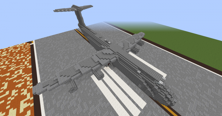 C-5 Galaxy I Avion de transport Minecraft Map