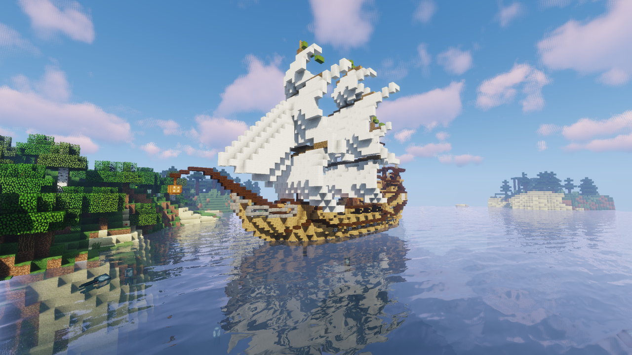 Medieval Warship Minecraft Map