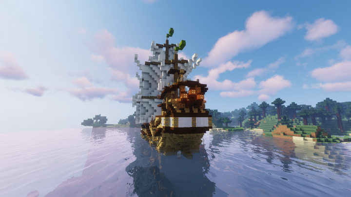 Medieval Warship Minecraft Map