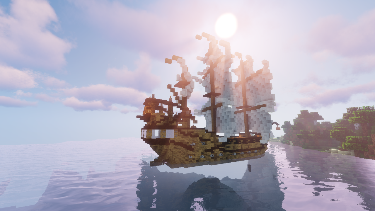 Medieval Warship Minecraft Map