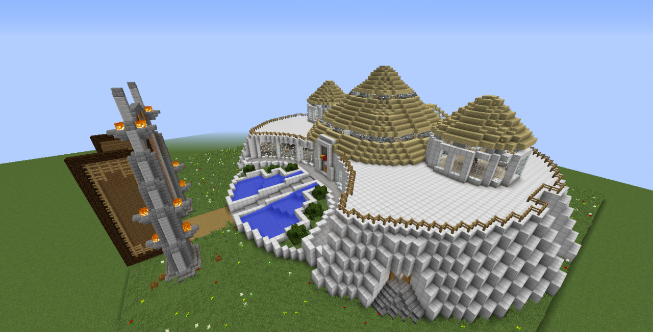 JPOG Entrace Visitor Center Schematic Minecraft Map