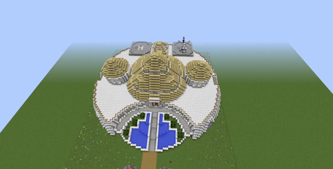 JPOG Entrace Visitor Center Schematic Minecraft Map