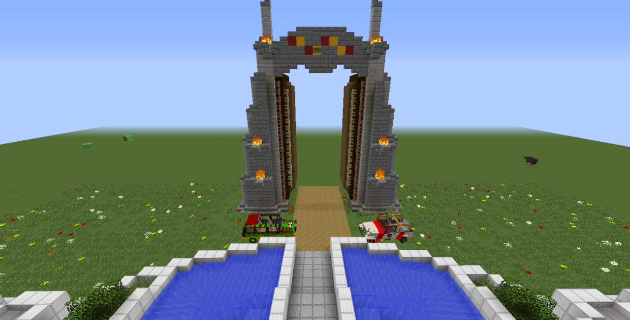 JPOG Entrace Visitor Center Schematic Minecraft Map