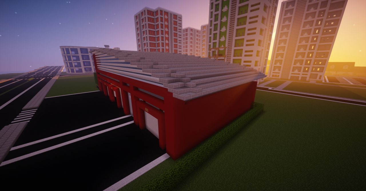 Modern Fire Station Minecraft Map