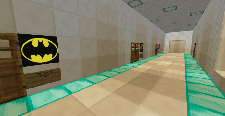 Super Heroes Secret Base Minecraft Map