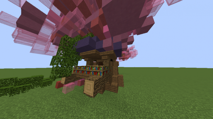 Cherry blossom treehouse Minecraft Map