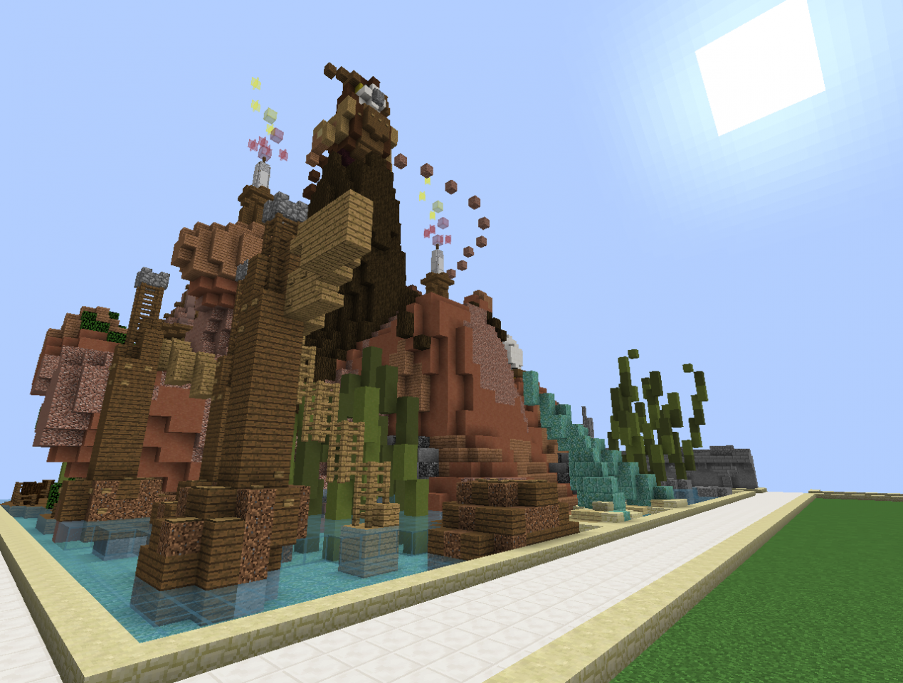 Small organic build Minecraft Map