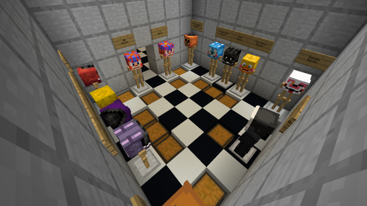 FNaF Maps (WIP) (FNaF 1, 2, 3, 4, SL, PS AND UCN!) Minecraft Map