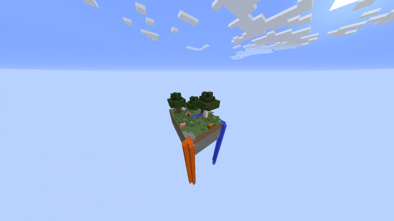 Big Skyblock Island. Minecraft Map