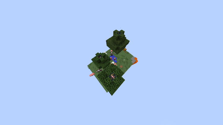 Big Skyblock Island. Minecraft Map